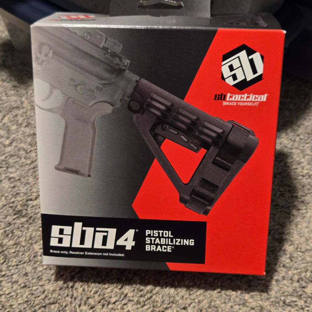 SB Tactical SBA 4 brace FDE new in box