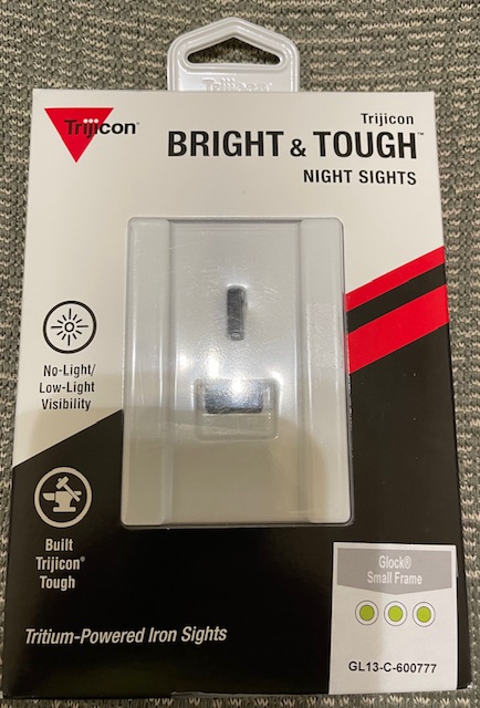 Trijicon Bright & Tough Night Sights Glock 42, 43, 43X