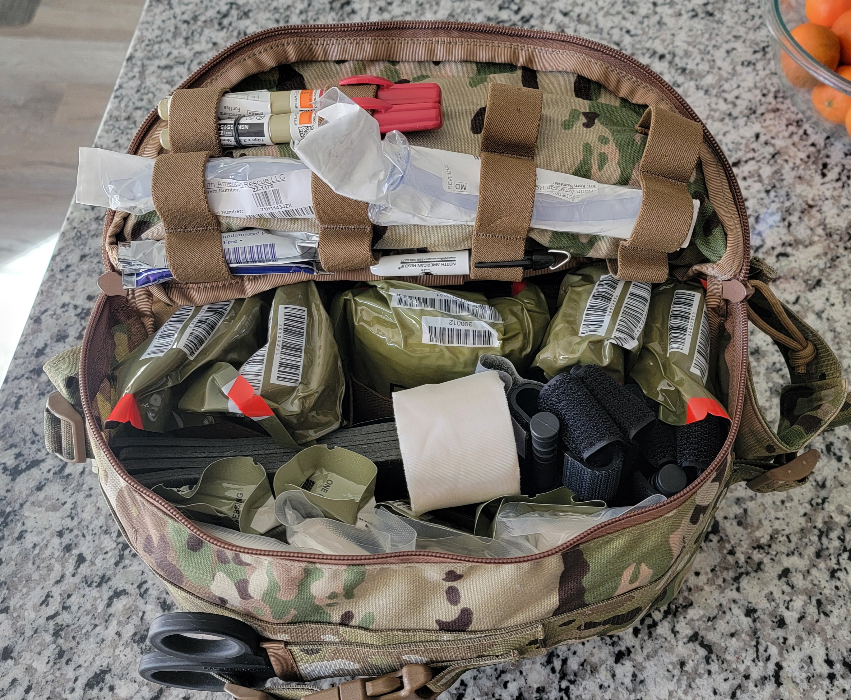New, North American Rescue, CLS Style Medical Bag, Fully Stocked