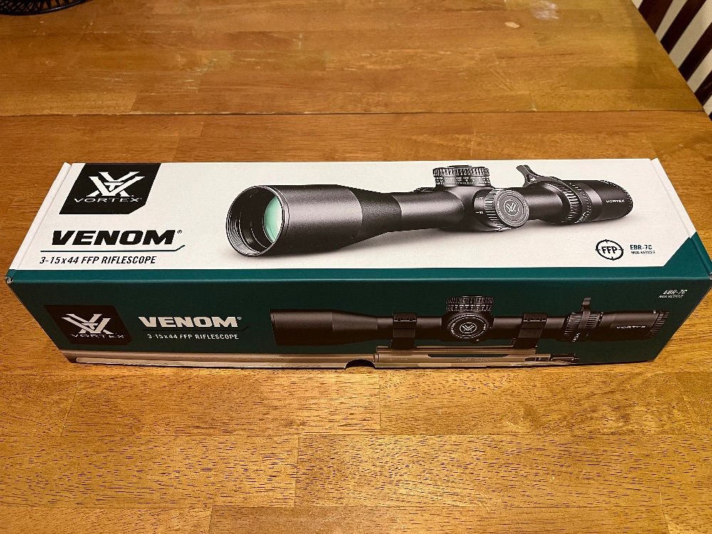 Vortex Venom 3-15×44 FFP EBR-7C MOA reticle riflescope