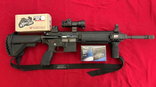 HK 416 D .22 LR with Optic and accessories