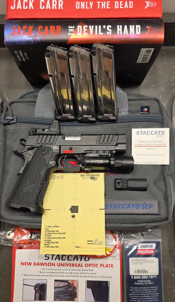 Staccato P DPO, Trijicon RM06 Type 2, Surefire X300 Ultra