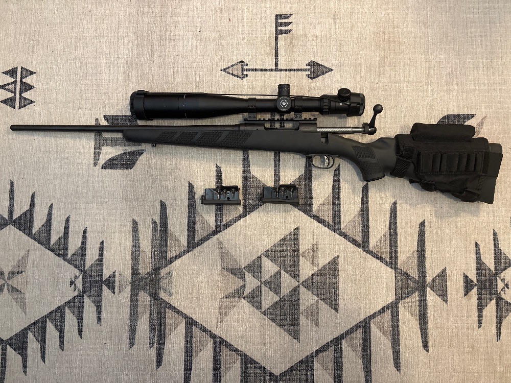 Left hand Savage Model 11 308 with Vortex Viper PST 6-24×50